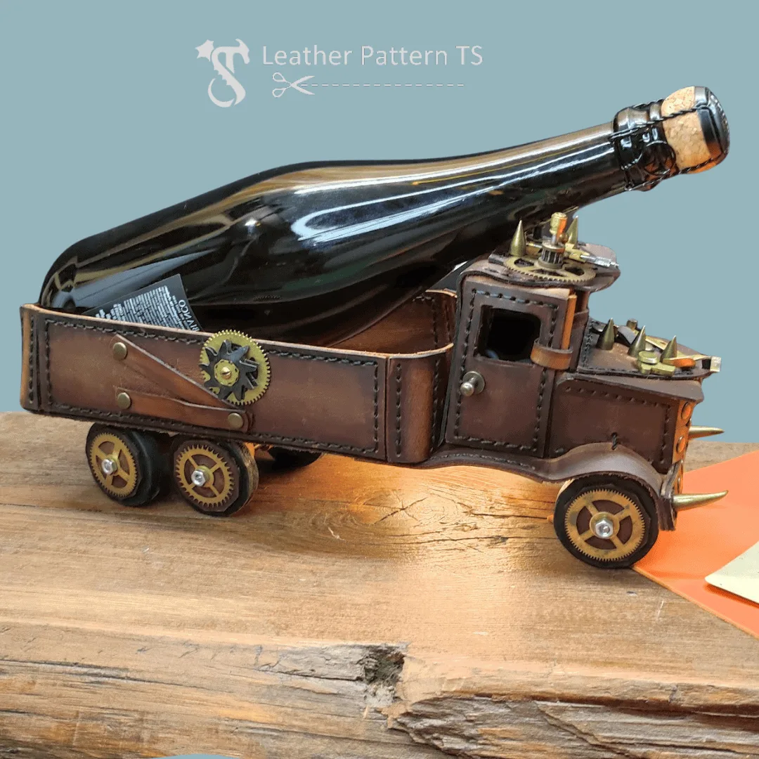 Leather Truck Pattern – DIY Steampunk Organizer Box