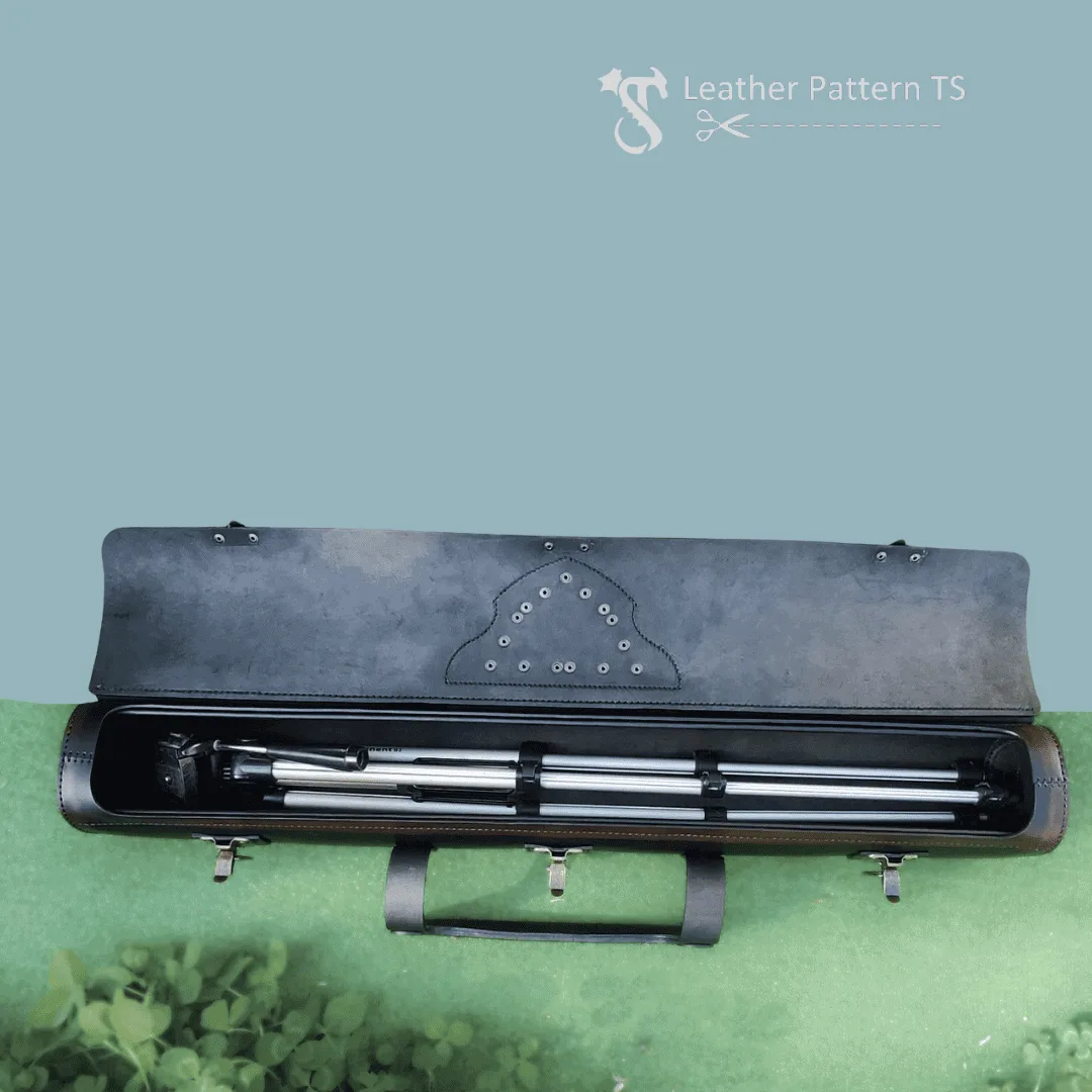 Leather Tube Bag Pattern – DIY Cylinder Shoulder Template