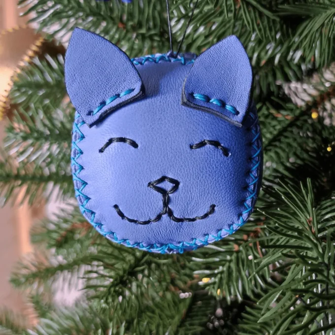 Soft Leather Toy Pattern – Cute Cat & Rabbit Ornaments